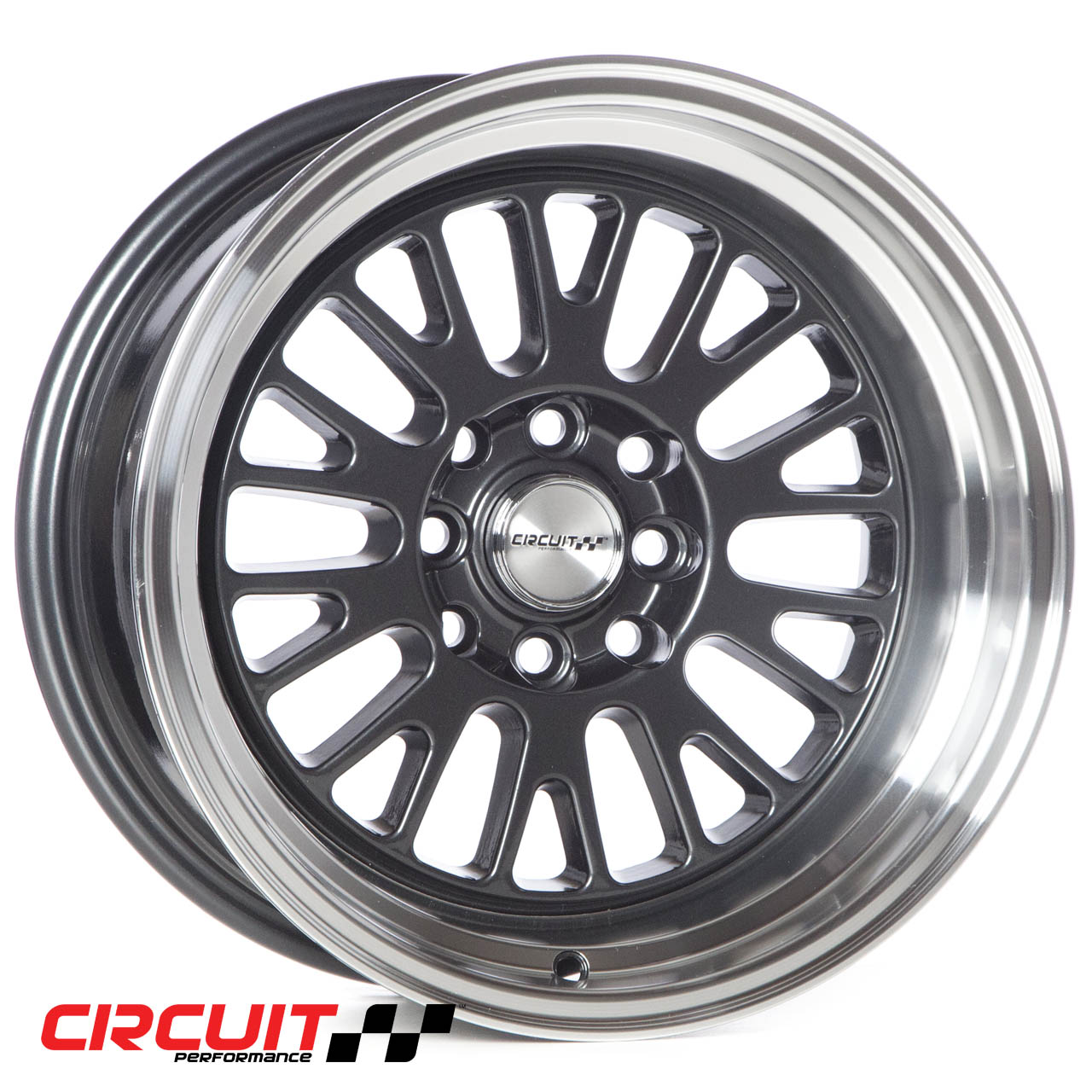 Circuit Performance Wheels: CP30 19x8.5 5x114.3 Gloss Gun Metal Rims et35