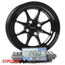 CP40 15×8 Full Gloss Black 4×100 [+25mm] - Circuit Performance