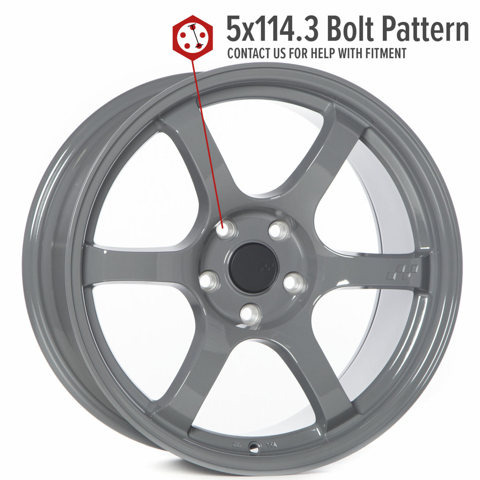 Circuit CSF1 18×9.5 Gloss Battleship Grey 5×114.3 [+38mm] - Circuit ...